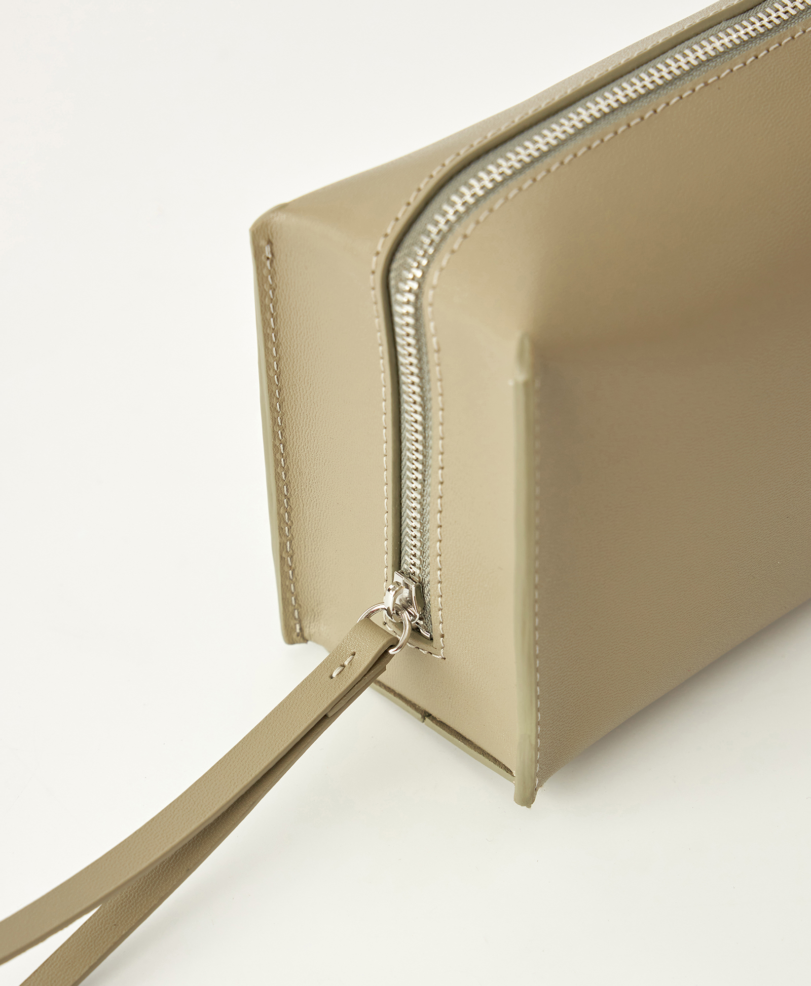 Кейс для проводов или косметики. Цвет: Оливковый. Вид 2